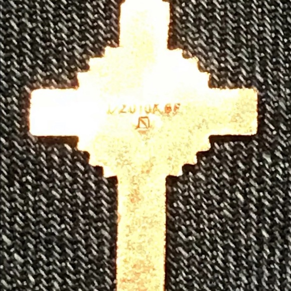 sunburst cross pendant | Other | Vintage Gold Filled Sunburst Cross ...